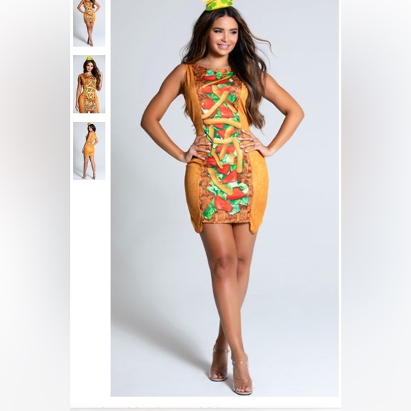 Yandy | Dresses | Taco Dress Costume | Poshmark